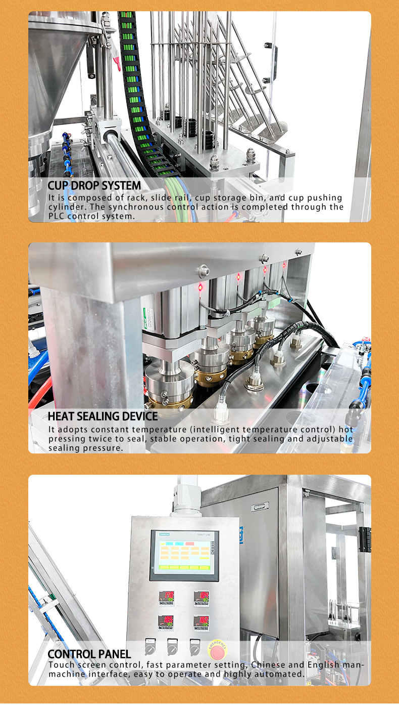 entrance coffee capsule filling sealing machine Nespresso K cup packing ...