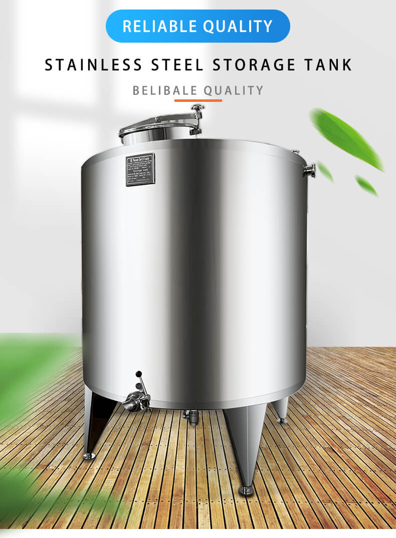 Honey chemical liquid alcohol stainless steel single-layer storage tank ...